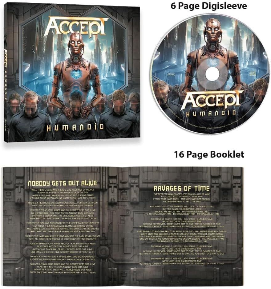 Accept Humanoid (CD) Album Digisleeve (UK IMPORT) | eBay