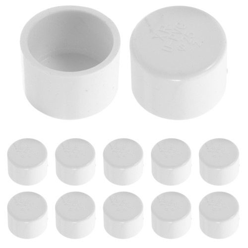 20 PCS Plastic Water Pipe Plug End Cap Fitting Tubing Connector Caps | eBay