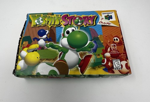 Yoshi's Story w/ Inserts Nintendo 64 N64 Complete in Box Inserts manual ...