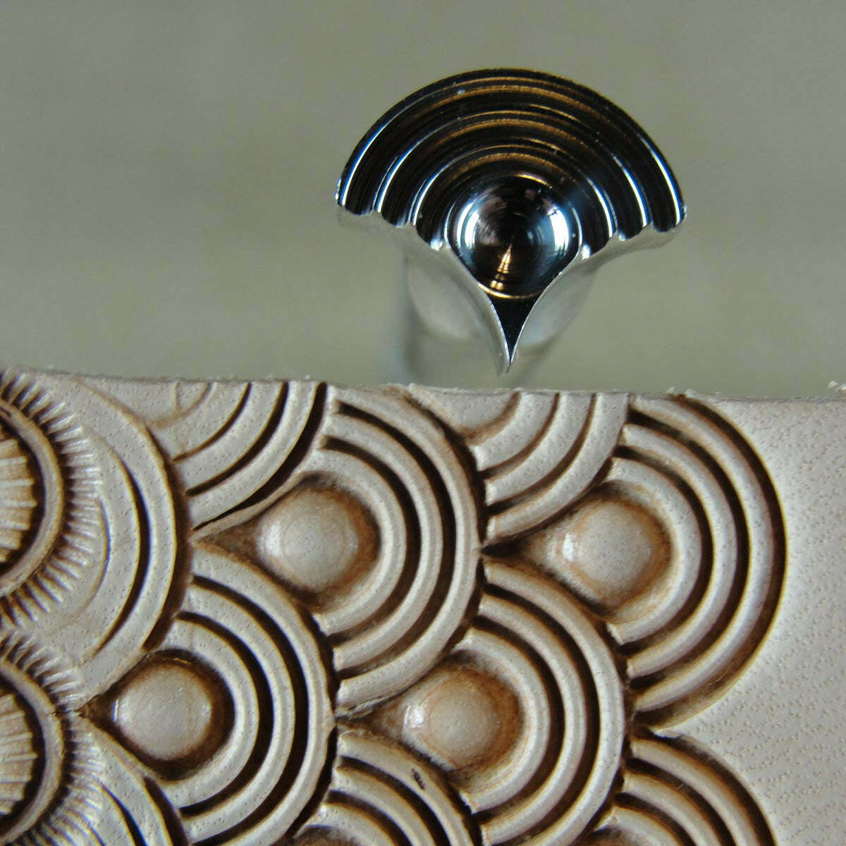 Stainless Steel Barry King - #3 Loop Shell Geometric Stamp (Leather ...