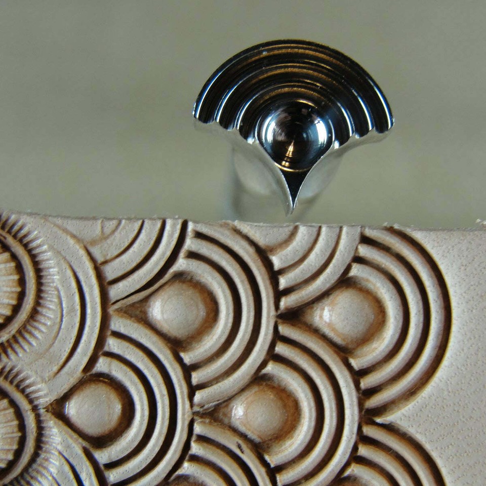 Stainless Steel Barry King - #3 Loop Shell Geometric Stamp (Leather ...