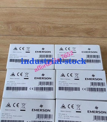 NEW EMERSON EP-225F-F OUT 16PTS POS LOGIC 0.5A 24VDC FedEx or DHL or ...