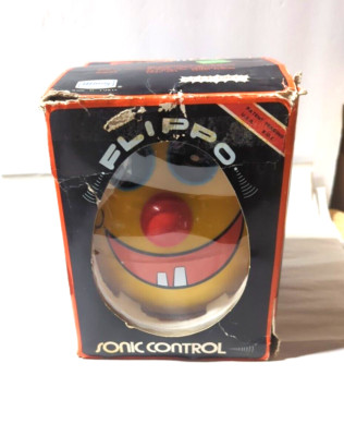 RARE VINTAGE 1981 FLIPPO SONIC CONTROL CLOWN HEAD SC 902 w/ BOX ...