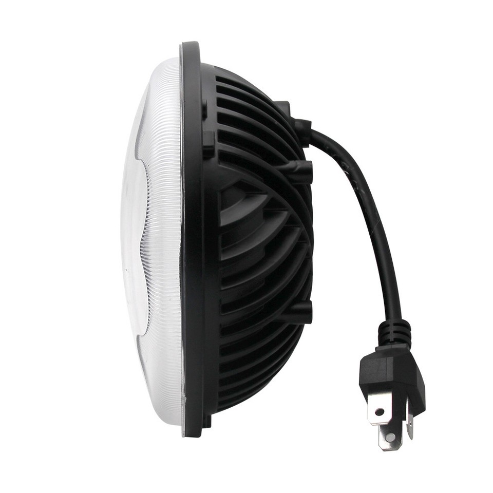 2x 5.75" 5-3/4 H5001 H5006 LED Halo DRL Projector Headlight Replace HID ...