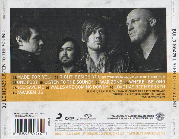 Building 429 – Listen To The Sound / CD 83061093228| eBay