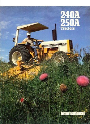 International models 240A & 250A tractors 12-page 1978 brochure | eBay