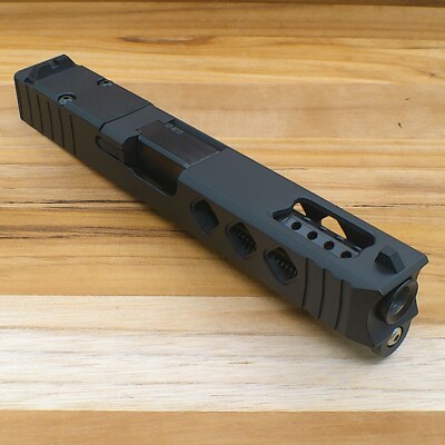 For Glock 17 Complete Slide gen3 RMR Top Port Lightning PORTS Black ...