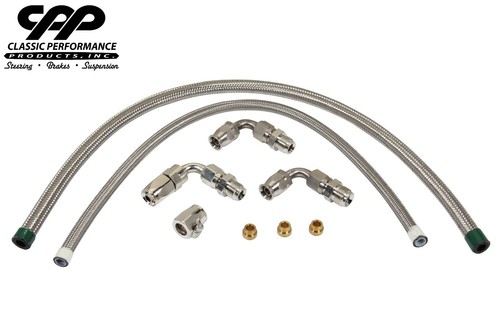 CPP STAINLESS STEEL POWER STEERING GEAR BOX HOSE KIT 605 500 SERIES ...