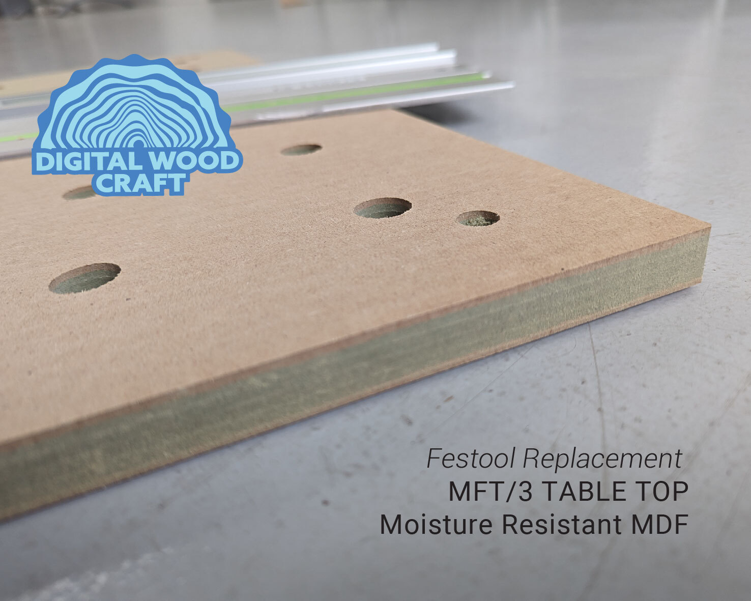 Festool MFT/3 table top 1102x718mm -Moisture Resistant MDF Replacement ...