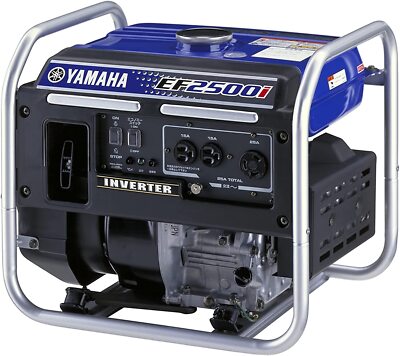YAMAHA 2.5kVA Portable Gasoline Inverter Generator EF2500i Running Time ...