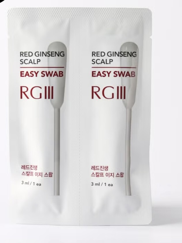 RGIII RG3 RED GINSENG SCALP EASY SWAB 3ml Hair Loss Clinic | eBay