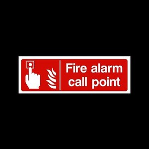 Fire Alarm Call Point - Plastic Sign or Sticker - All Sizes/Materials ...