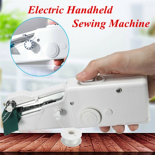 Handheld Sewing Machine Portable Single Stitch Sew Quick Cordless ...