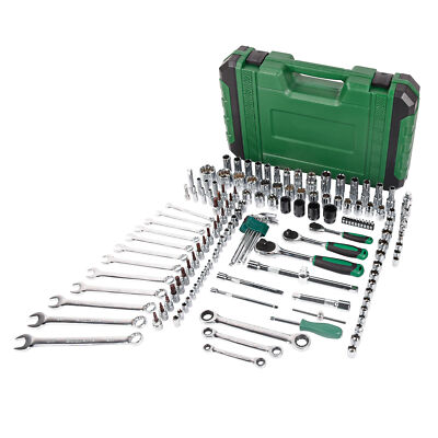 151pcs Mechanics Tools Kit Versatile Socket & Drive Tool Set 1/2", 1/4 ...