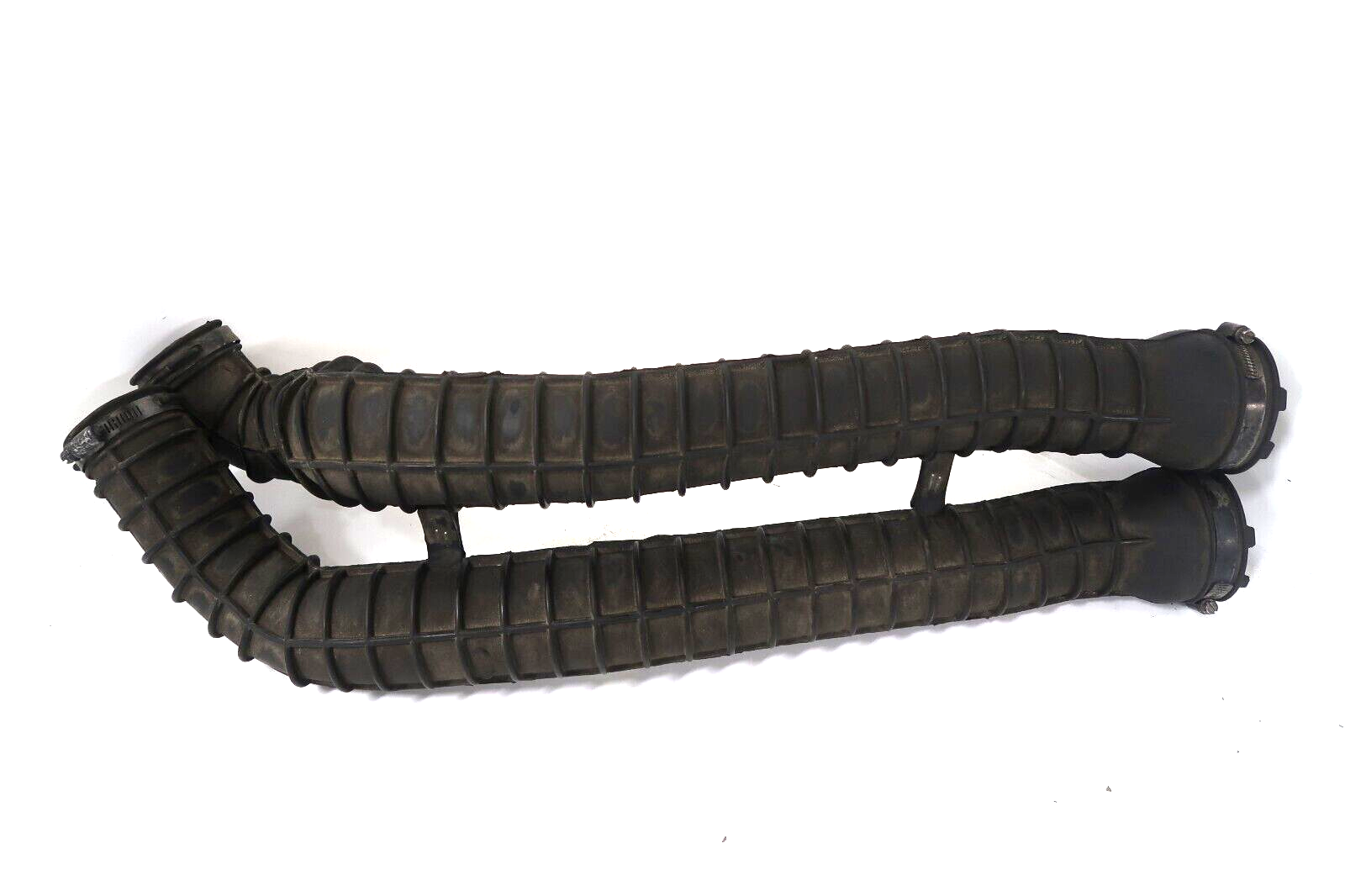 92-96 Ford F150 5.0L 5.8L From Air Box Dual Tube Duct Rubber Throttle ...