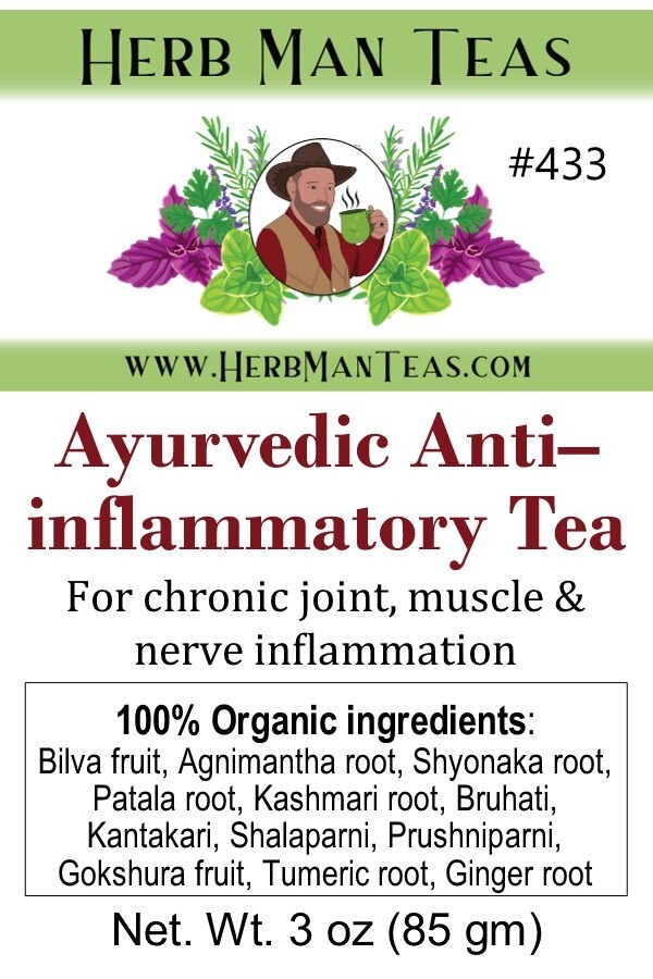 Proven Ayurvedic Anti-Inflammatory Tea for chronic joint, muscle or ...