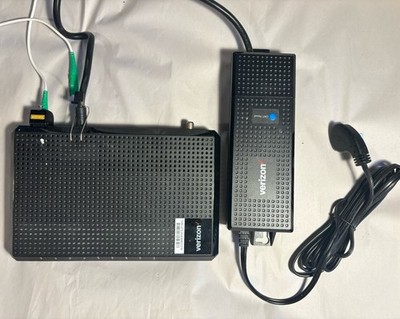 VERIZON Fios ONT optical Network Modem 3FE52343APAA W/ Adapter ADP-25DR ...