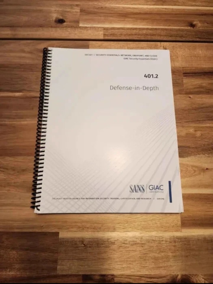 SANS SEC401 2025 SECURITY & CLOUD ESSENTIALS For GIAC GSEC EXAM 7 Books ...