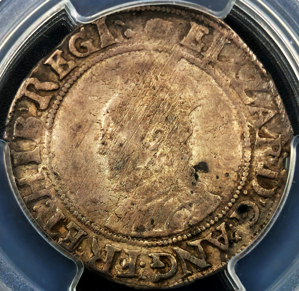 Shilling ND (1592-1595) Queen Elizabeth I England (United Kingdom) VF ...