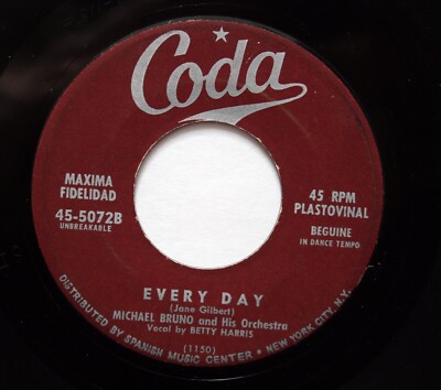 MICHAEL BRUNI & Orch Vocal BETTY HARRIS Pop 45rpm 56 East 56 b/w Every ...