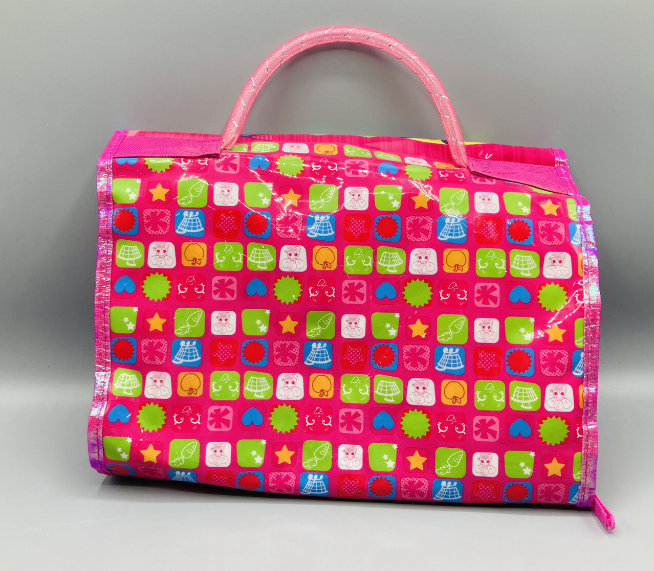 Shopkins Toy Carry Case Tri-Fold Storage Organizer Bag Collapsible ...