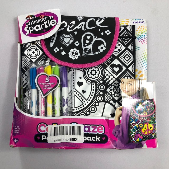 Unknown CRA-Z-ART Shimmer N Sparkle Color Your Own Backpack for sale ...