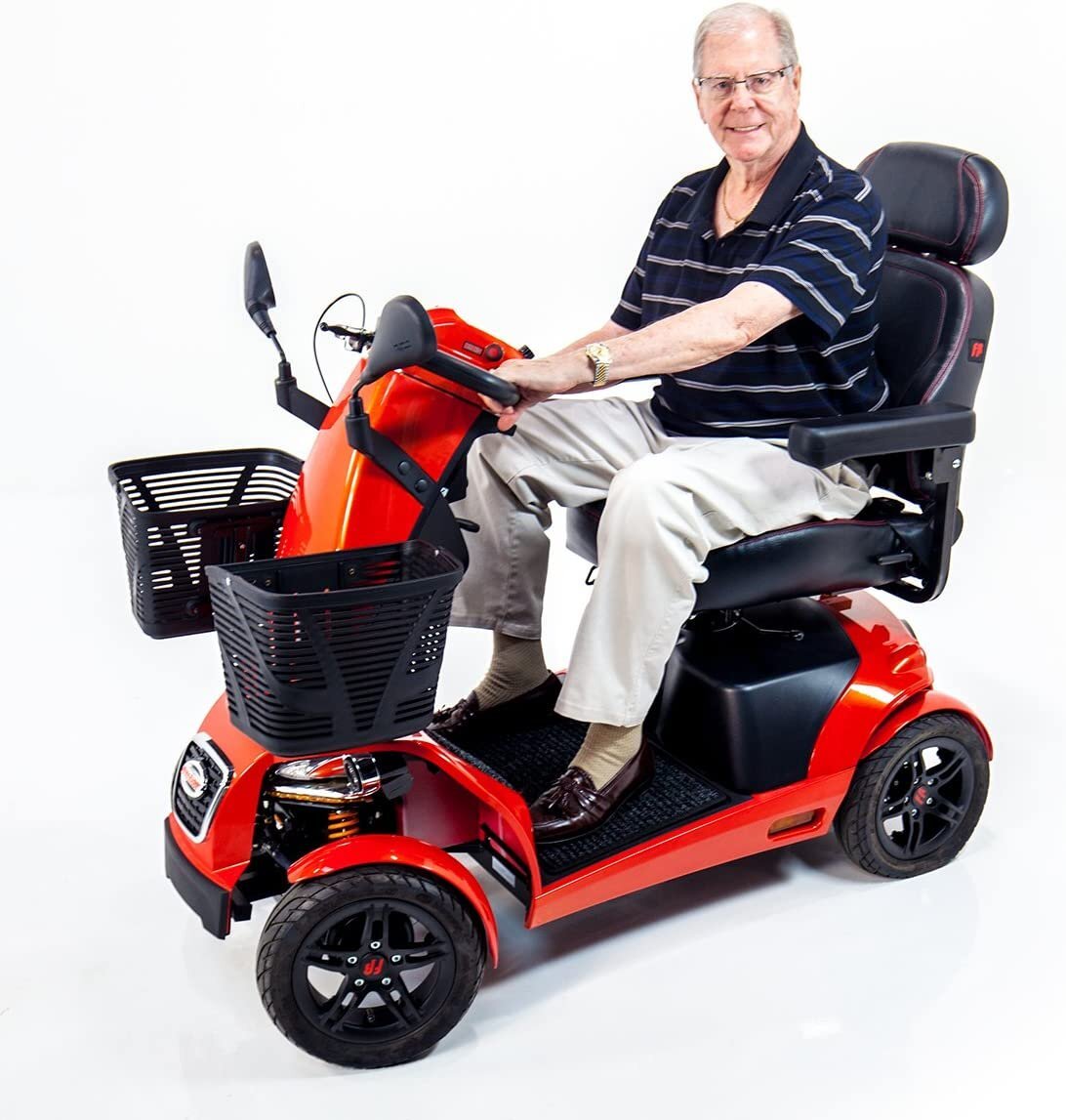 Freerider FR1 Mobility 4-Wheel Sporty Heavy Duty Rugged Scooter ...