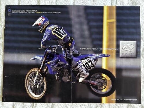 CHAD REED #1 Signed SUZUKI Poster Supercross - RARE Poster Bundle ...