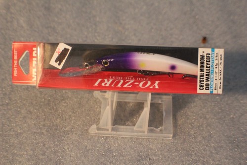 YO-ZURI CRYSTAL MINNOW R1205 PWB PURPLE WONDERBREAD DD WALLEYE FLOATING ...