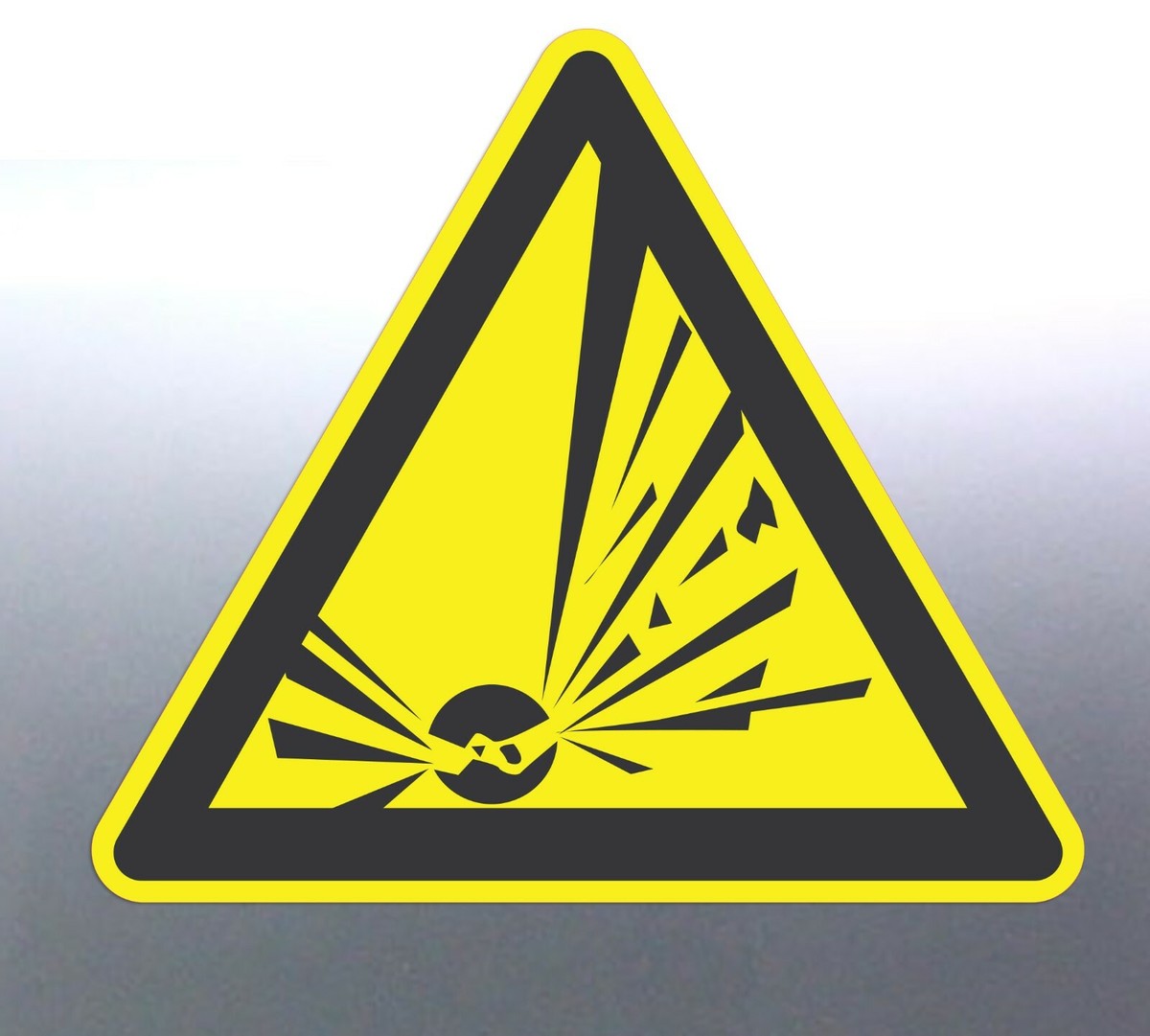 Explosive Symbol Danger Toxic External Sticker / Sign Hazard,