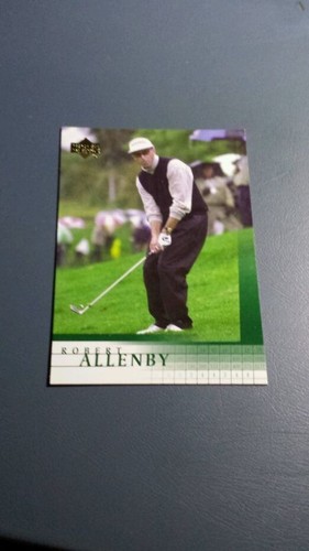 ROBERT ALLENBY 2001 UPPER DECK GOLF CARD # 37 B7382 | eBay