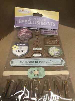 MISS ELIZABETH'S-ROADTRIP-10pc Set- CHIPBOARD STICKERS - 94784185 | eBay