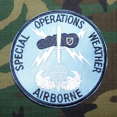 USAF Vietnam War Special Operations Weather Teams Airborne Embroidered ...