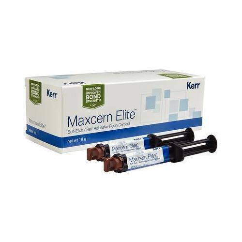 Kerr 33872 Maxcem Elite Self Etch Adhesive Resin Cement 2/Pk Clear EXP ...