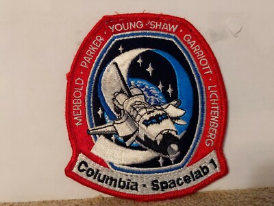 NASA COLUMBIA SPACELAB 1 Color Patch 4 3/4 x 4 inches | eBay