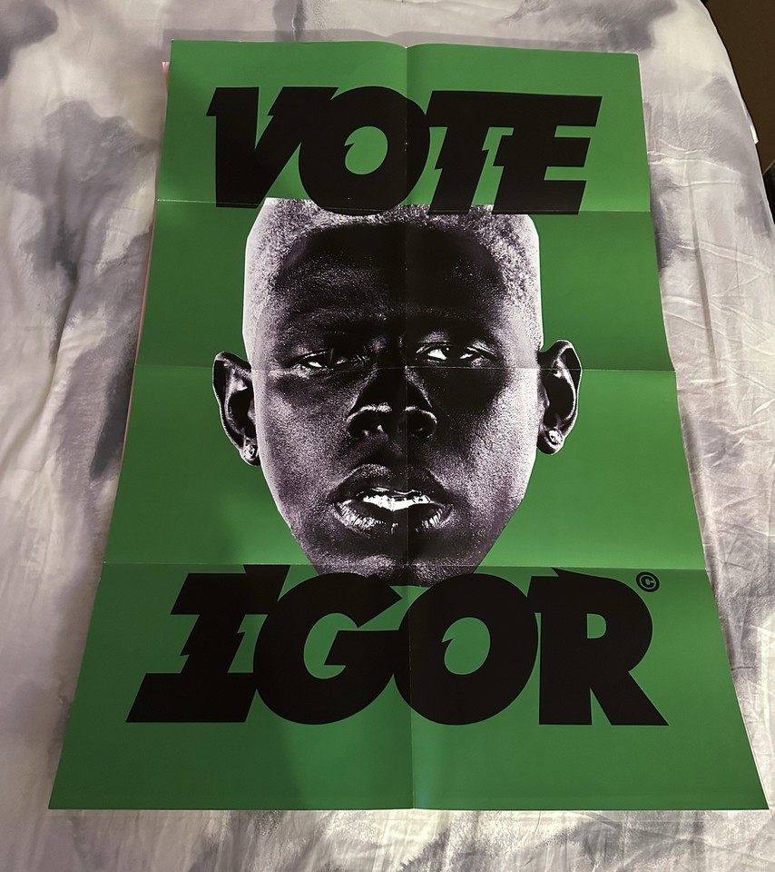 Tyler The Creator Vote For Igor Poster (Pink And Green) 24x36 | eBay
