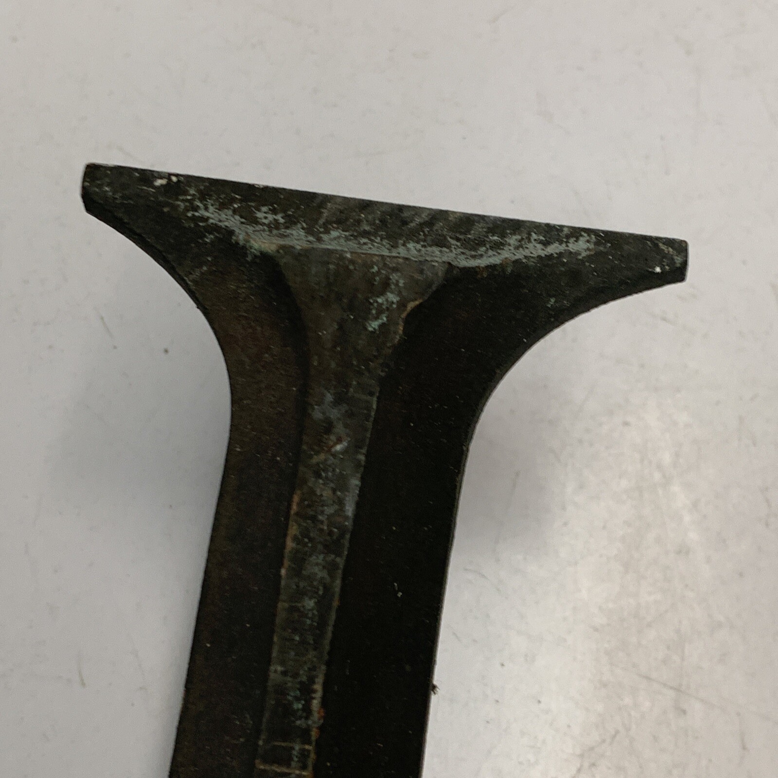 Antique Letter N - Building Marquee Sign Gothic Cast Bronze Brass Art ...