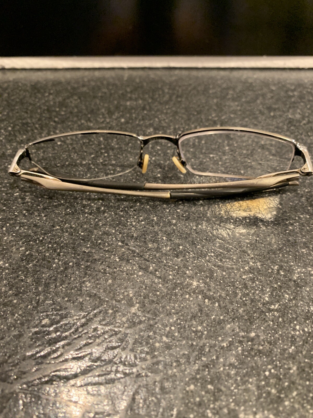 Oakley Halfshock Eyeglasses Frame | Brushed Crome with Gunm Icon | Free ...