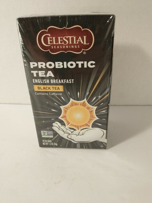 PROBIOTIC ENGLISH BREAKFAST Black Tea by CELESTIAL SEASONINGS EXP 6/22 ...