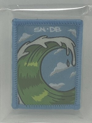 One Single DIME BAGS PATCH ~ Wave ~ Green Blue NEW! | eBay