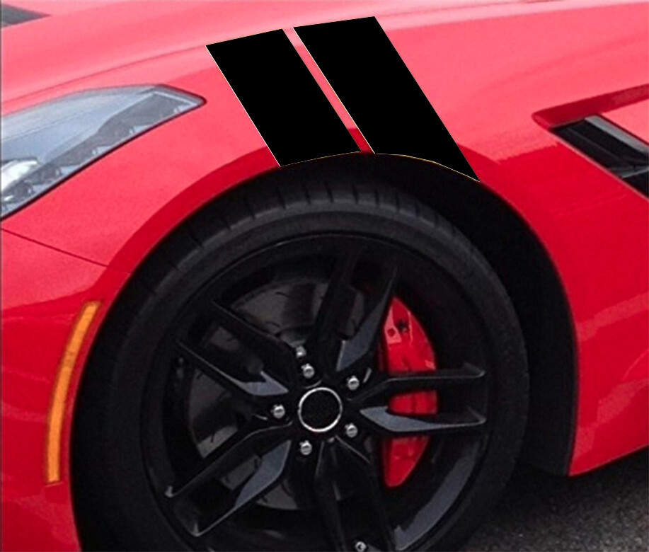 Black Car Fender Sticker Universal Vinyl Racing Sport Speed DJC A | eBay