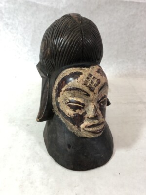 Puna Crest Mask, African Tribal, Carved and Painted, Vintage/Antique | eBay