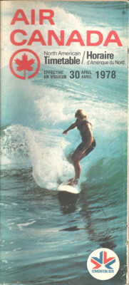 Air Canada North American timetable 4/30/78 [4081] | eBay