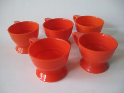 5 Vintage Solo Cup Co. Holder No. 68 A ORANGE Color Cup Holder | eBay