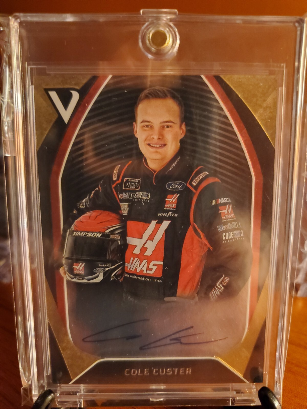 2018 PANINI VICTORY LANE COLE CUSTER AUTOGRAPH #S-CO /99 Gold | eBay