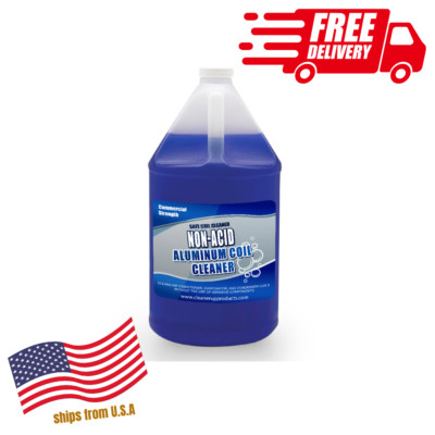 Safe Coil Cleaner, Non-Acid Aluminum Coil Cleaner 1 Gallon Free ...