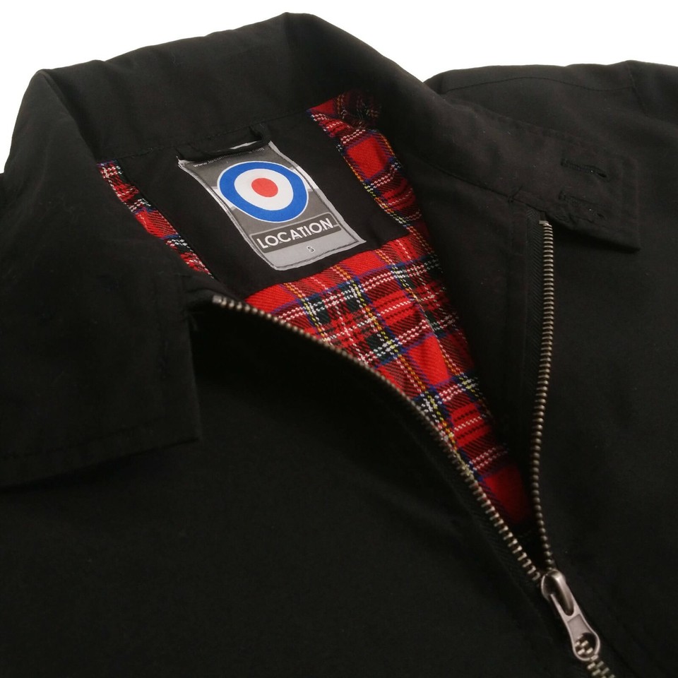 Mens Classic Location Mod Coat Jacket Tartan Lining Soft Lightweight ...
