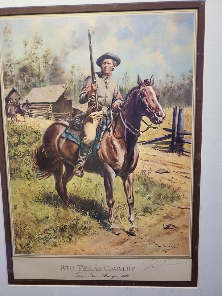 Artist Don Troiani, 8th Texas Cavalry, Civil War Signed Print 636/750 ...
