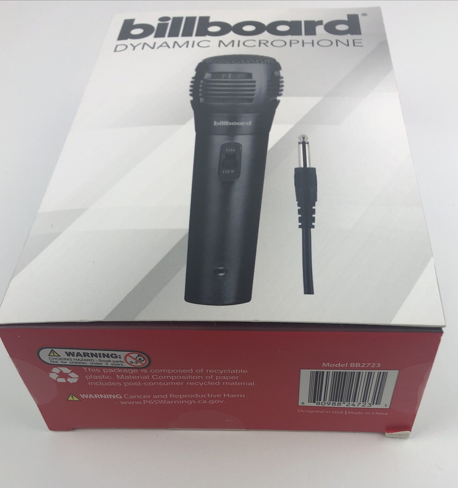 Billboard Bb2723 Xlr Unidirectional Mic | eBay