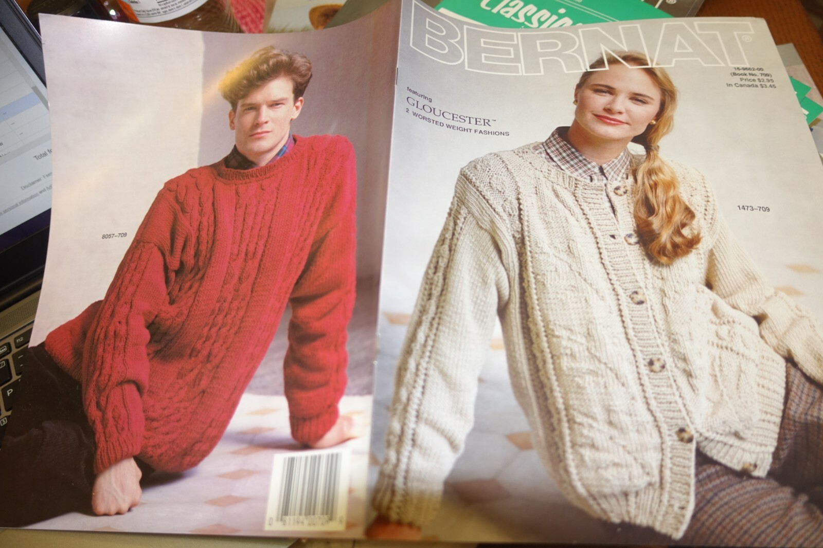 Bernat Knitting Pattern Book 709 Gloucester | eBay